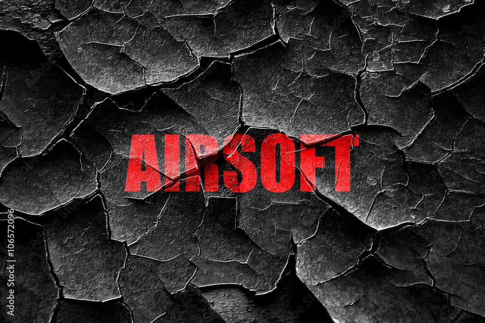 Grunge cracked airsoft sign background Stock Illustration | Adobe Stock