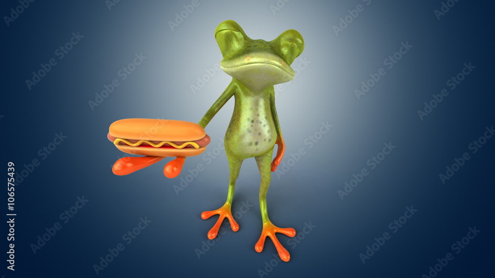 Fun frog Stock Video | Adobe Stock