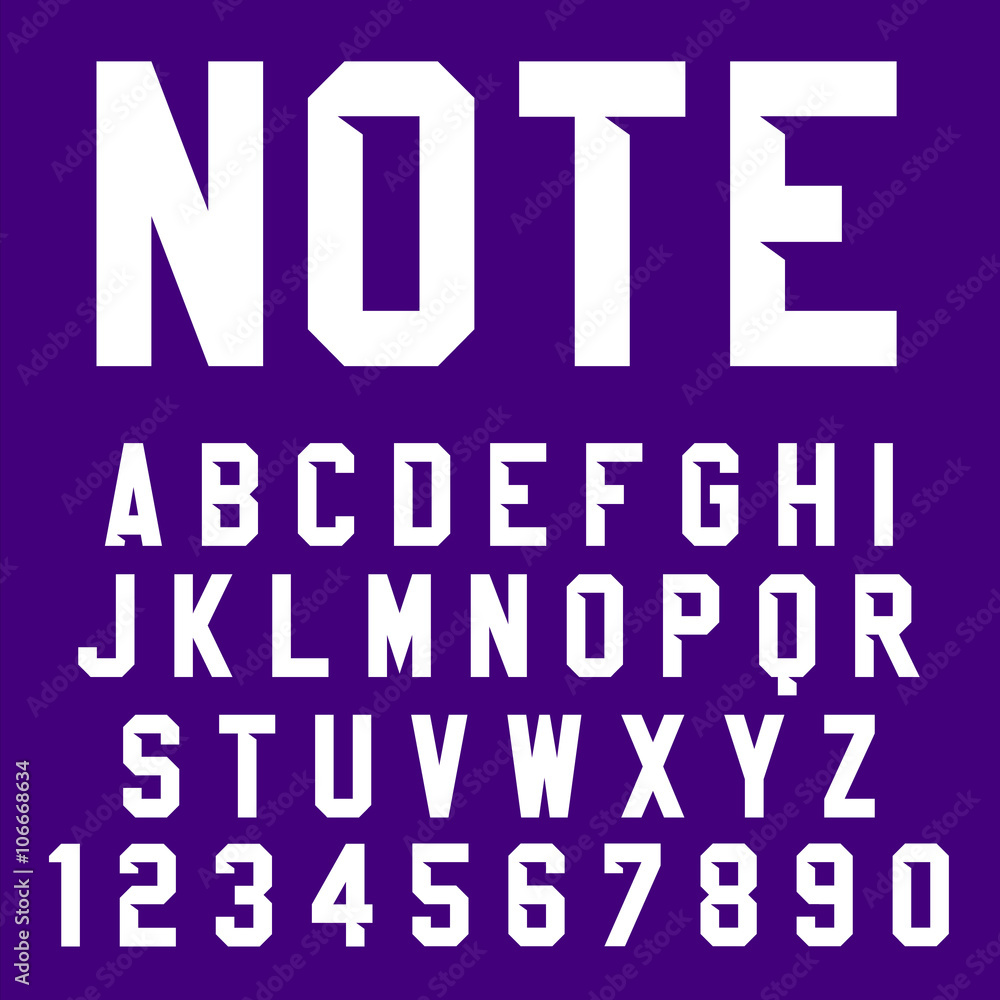 Photo & Art Print Vector Poster Font, Perfect Vectors