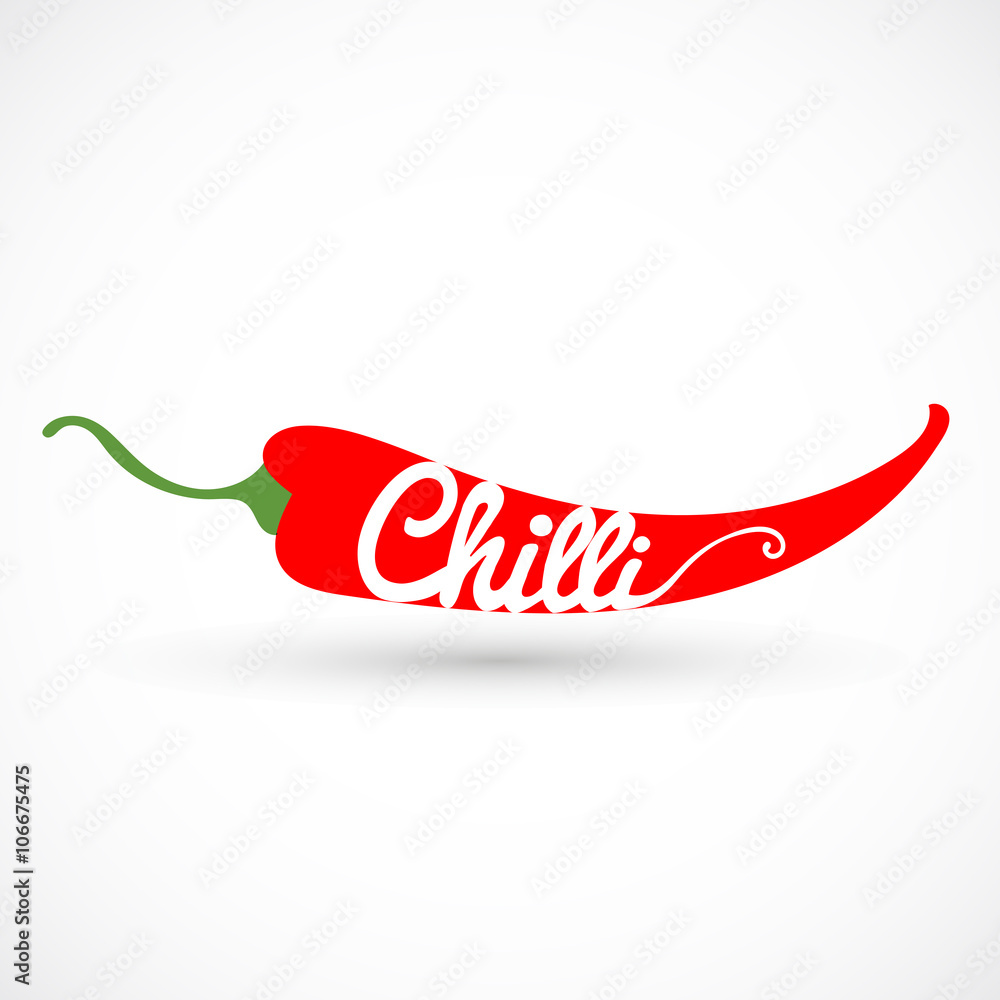 Pepper chilli vector illustration Stock Vector | Adobe Stock