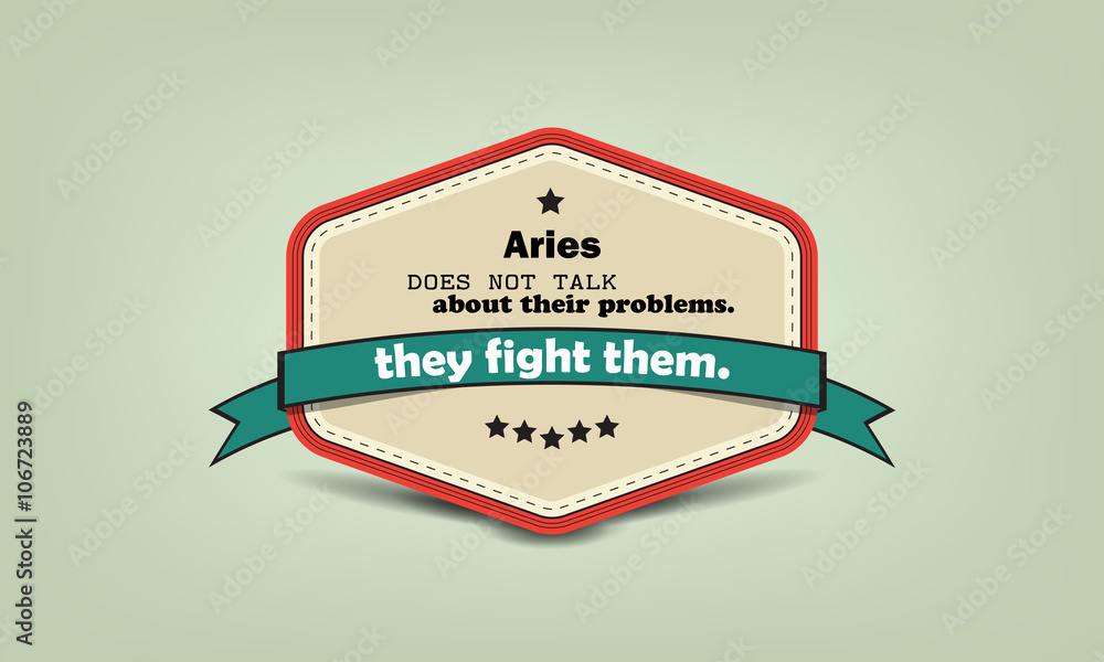 Zodiac fun facts badge Stock Vector | Adobe Stock