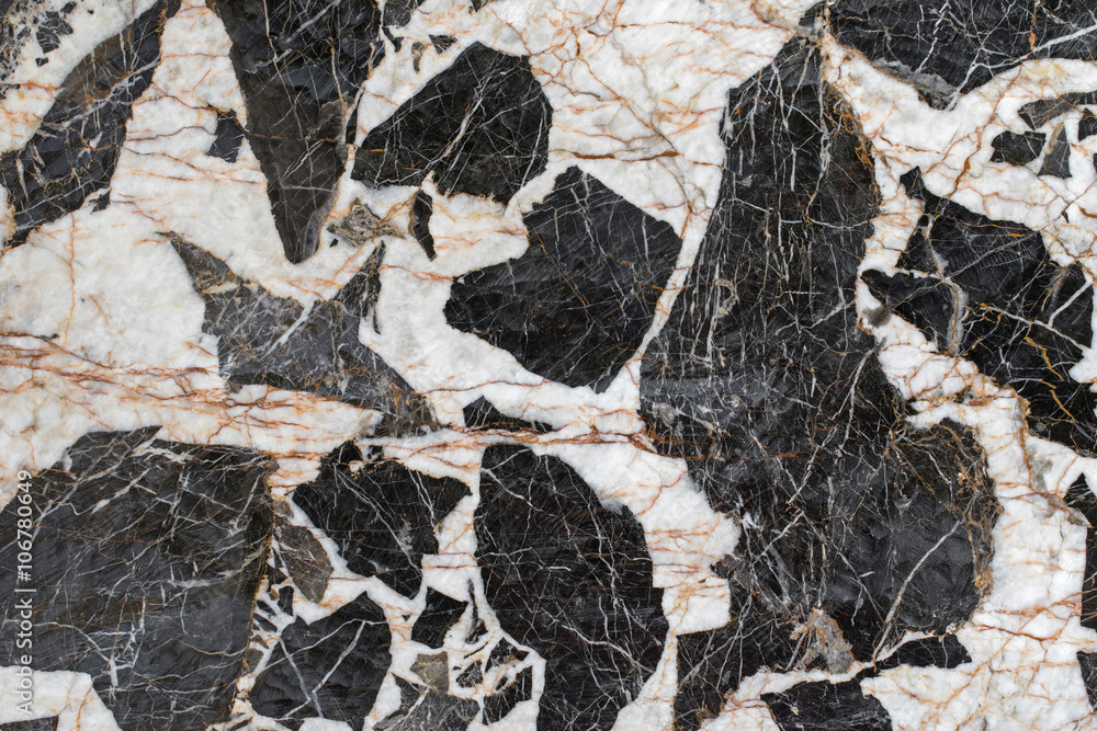 Closeup abstract stone background texture photo of Gabbro pegmatite ...