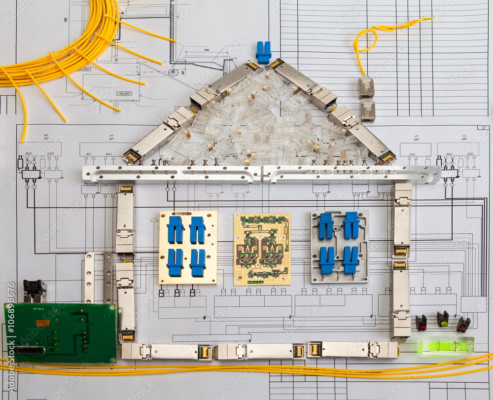 Electric gigabit sfp modules for network switch, chips, optical cable ...