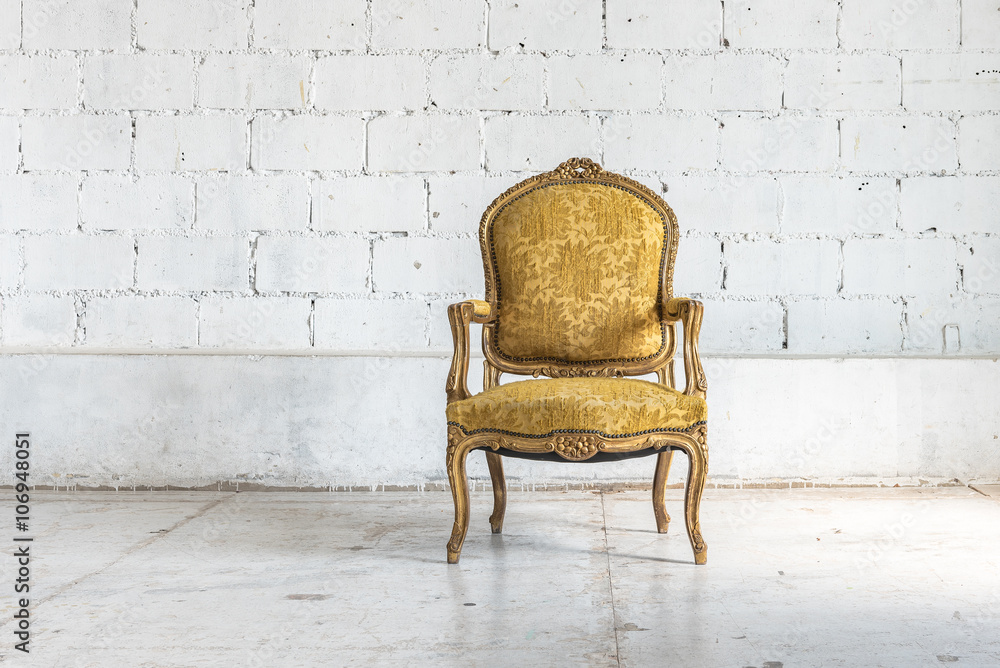 classic chair style in vintage room Stock Photo | Adobe Stock
