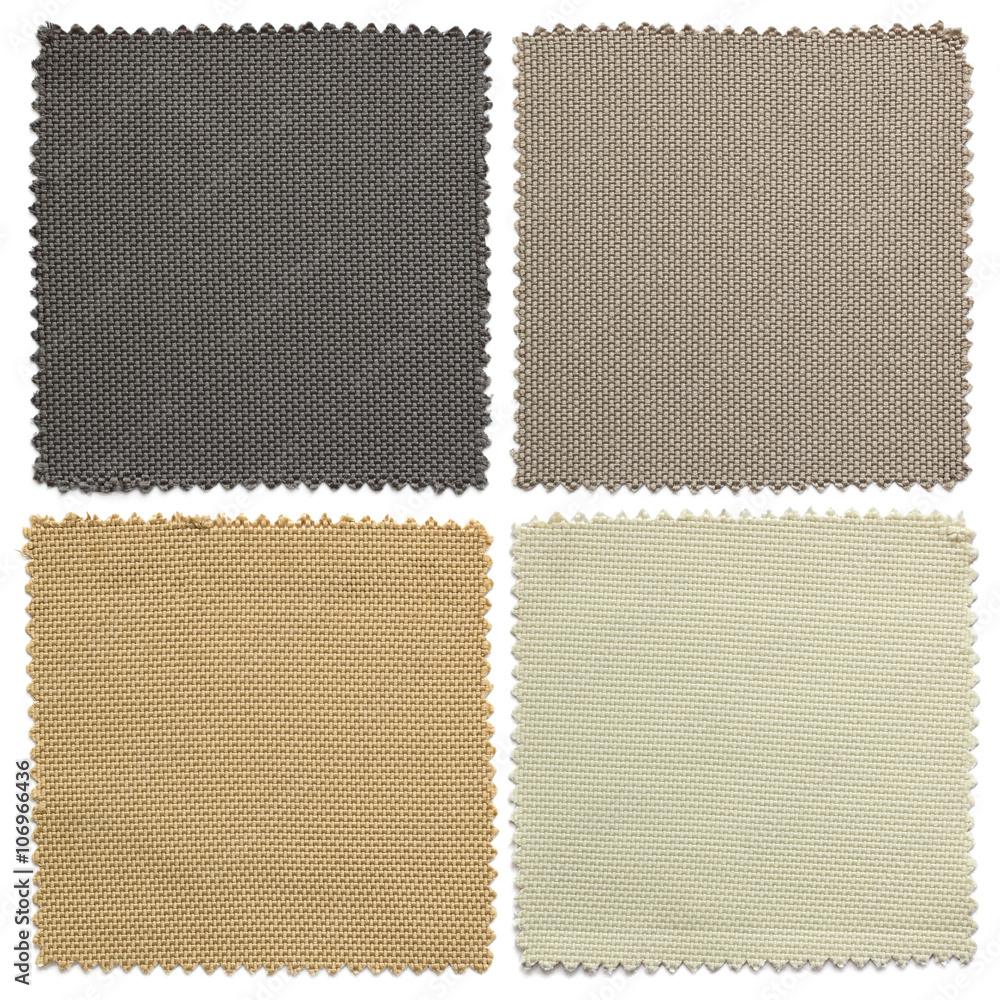 set of fabric swatch samples texture Stock Photo | Adobe Stock