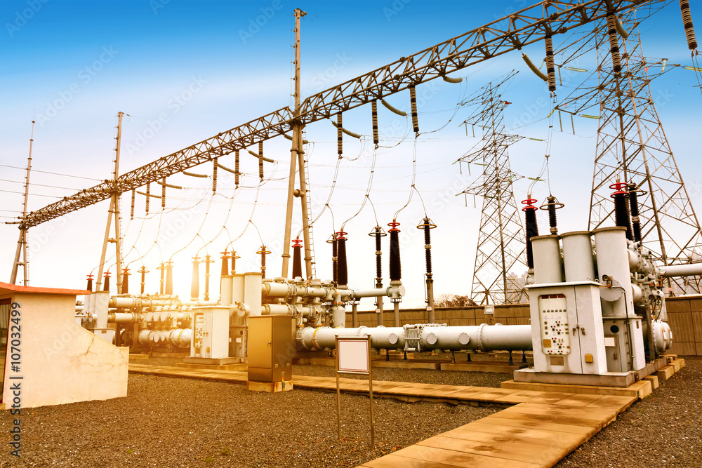 Transformer substation Stock Photo | Adobe Stock