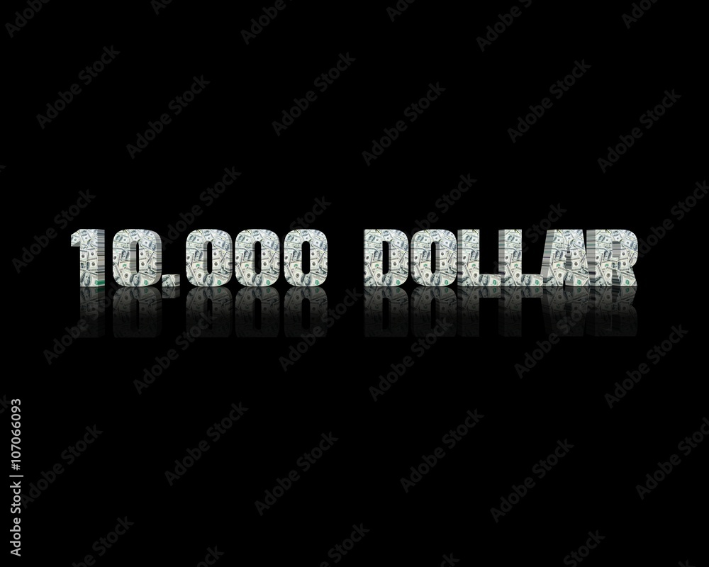 10.000 3d word Stock Illustration | Adobe Stock