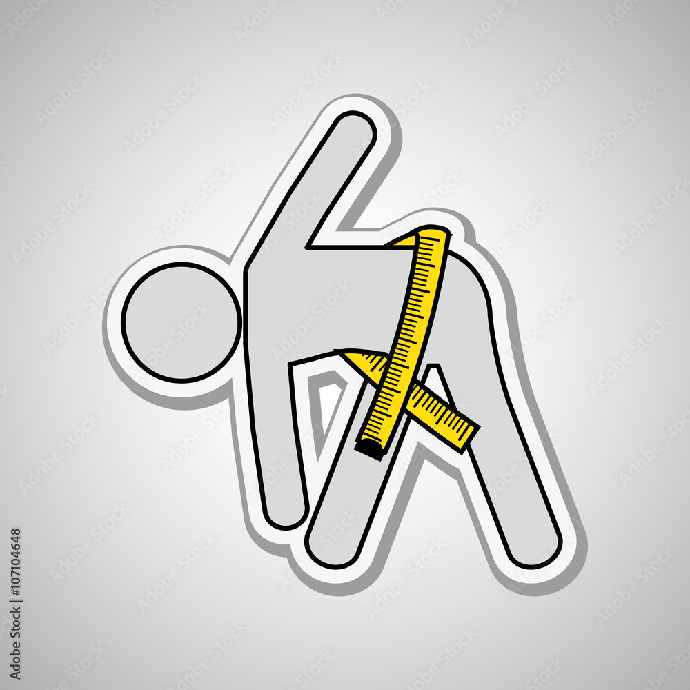 stretching icon design, vector illustration Stock Vector | Adobe Stock