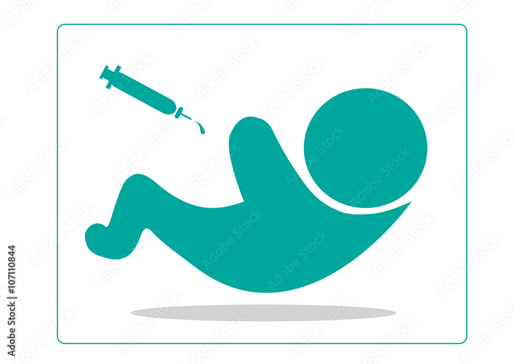 baby hospital,baby symbols,vector illustration Stock Vector | Adobe Stock