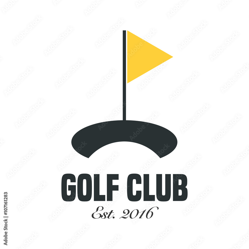 Golf club, golf course vector logo Stock Vector | Adobe Stock