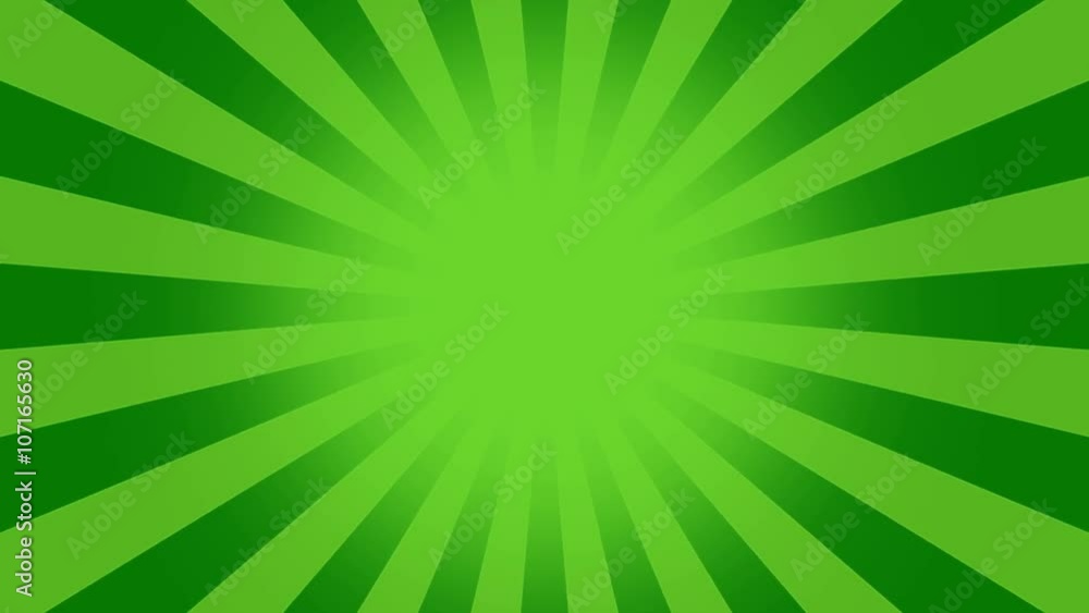 Green Burst vector background. Cartoon Background with space for your ...