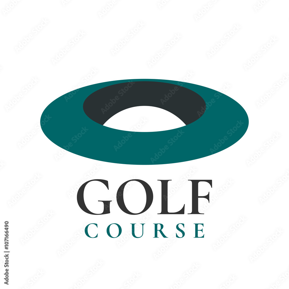 Golf club, golf course vector logo Stock Vector | Adobe Stock