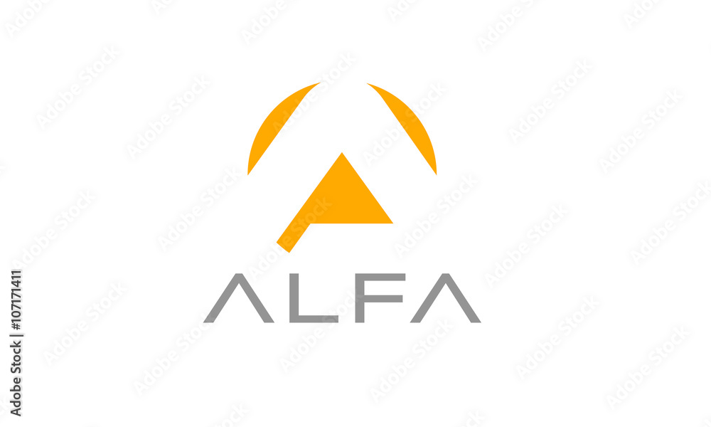 Alpha symbol Stock Illustration | Adobe Stock