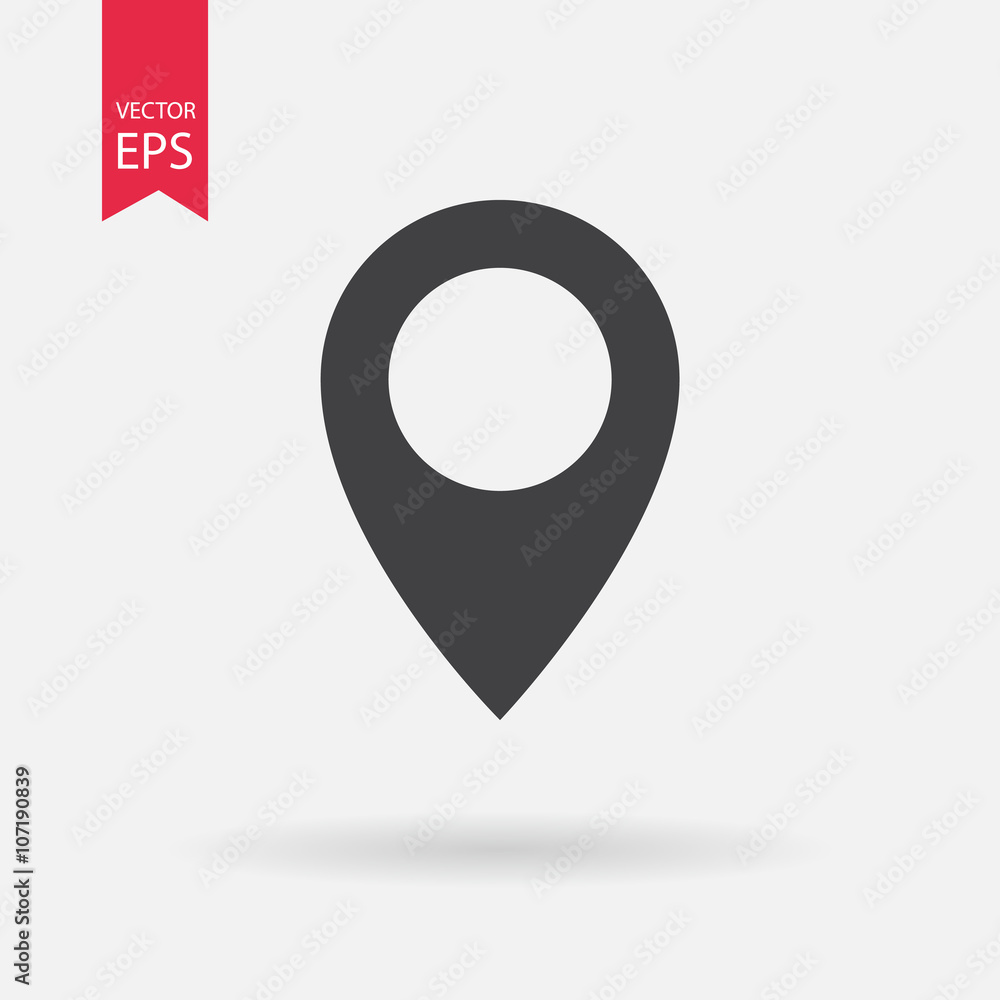 Location icon Vector, Location icon Object, Location Icon Graphic ...