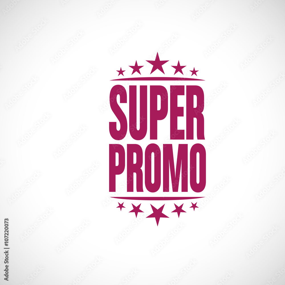 super promo Stock Vector | Adobe Stock