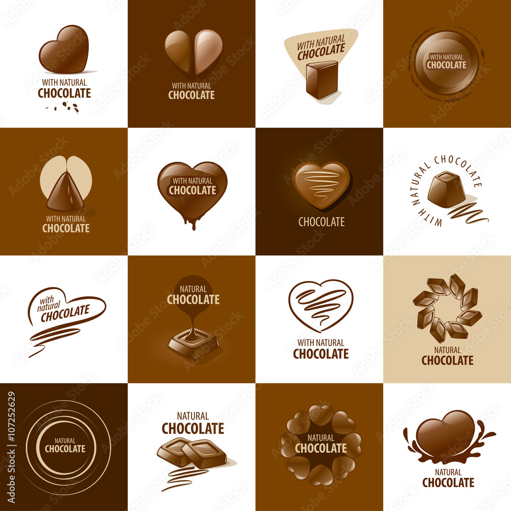 vector logo chocolate Stock Vector | Adobe Stock
