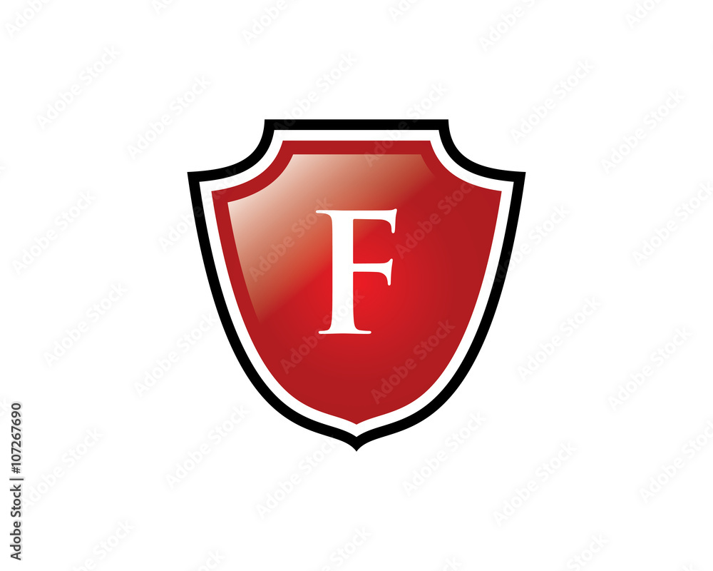 Red F Logo In Shield