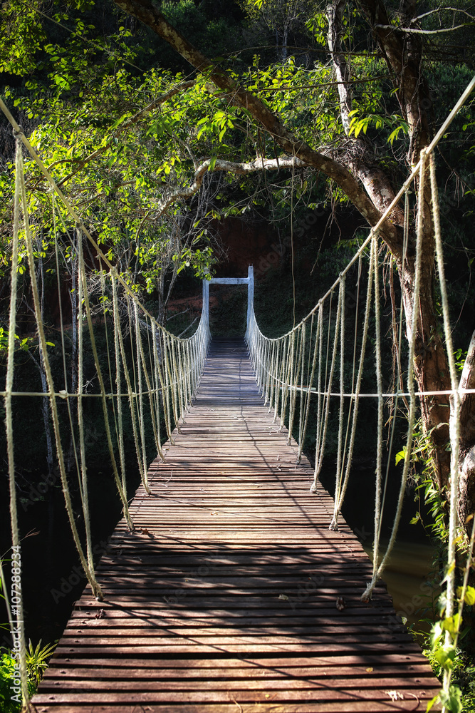 rope bridge Stock Photo | Adobe Stock