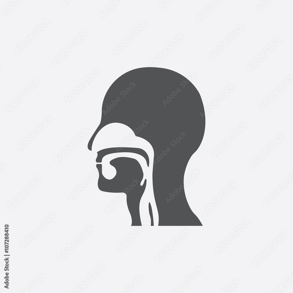 Throat icon of vector illustration for web and mobile Stock Vector ...