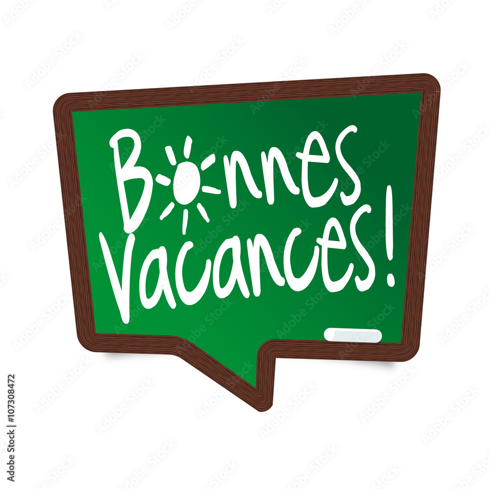 Bonnes vacances Stock Vector | Adobe Stock