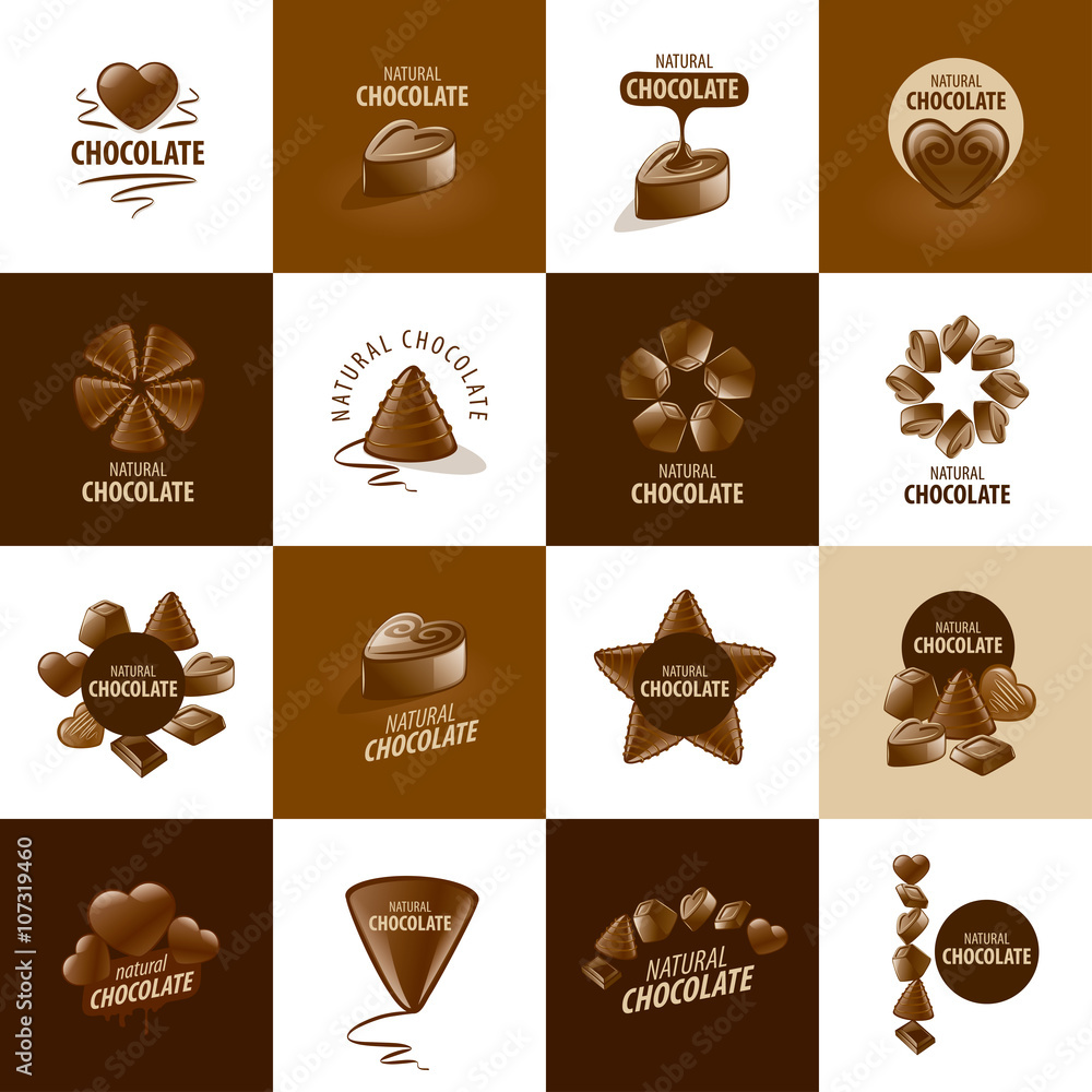 vector logo chocolate Stock Vector | Adobe Stock