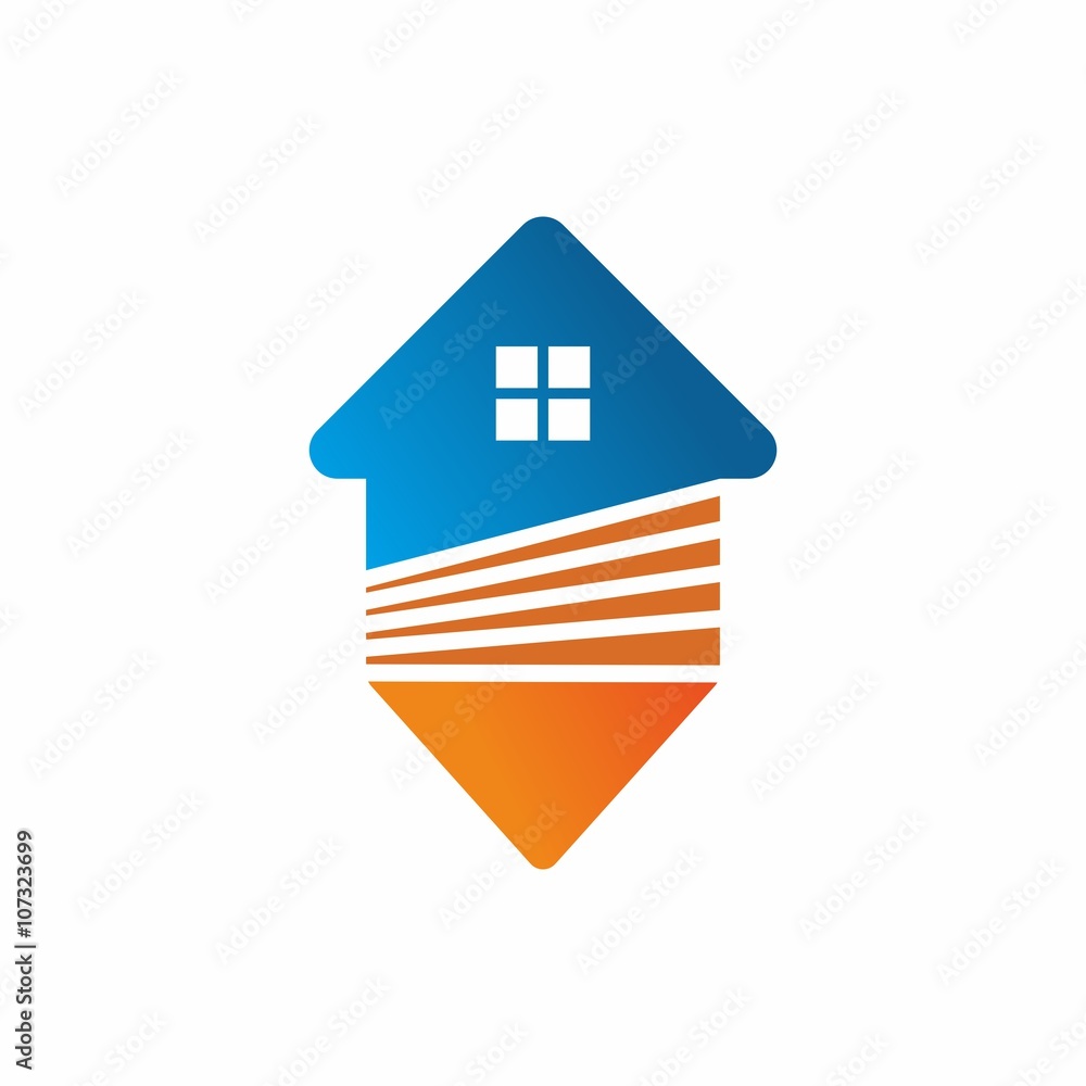 Logo House Stock Vector | Adobe Stock