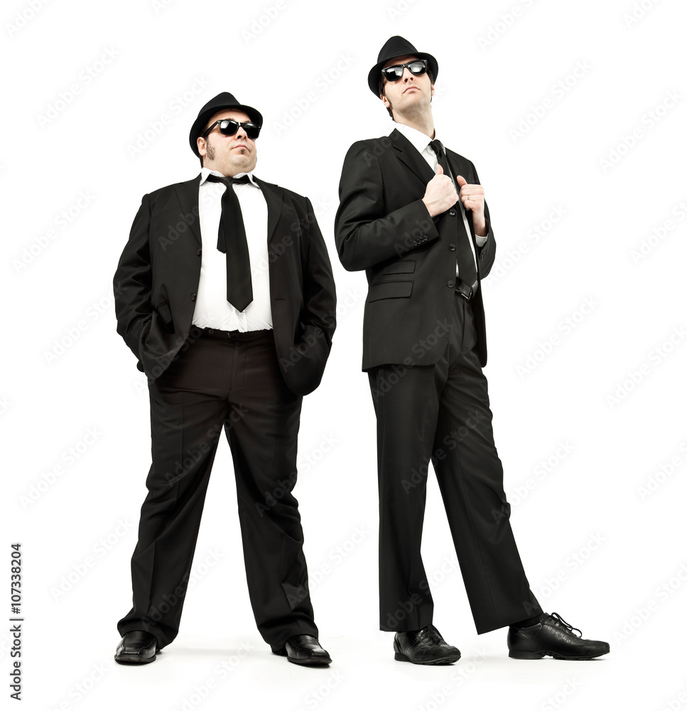 funny vintage mafia man isolated on white Stock Photo | Adobe Stock