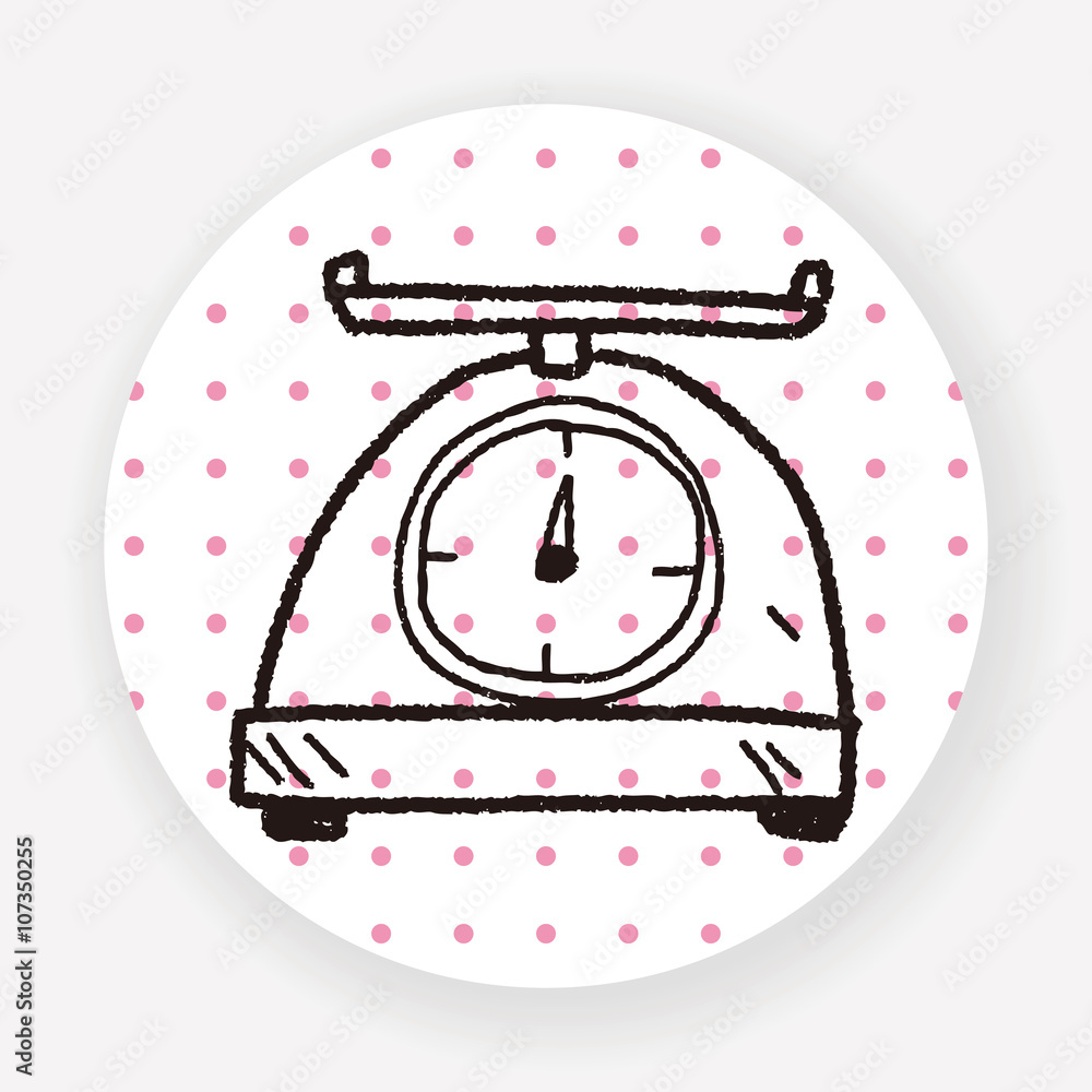 scale doodle Stock-Vektorgrafik | Adobe Stock