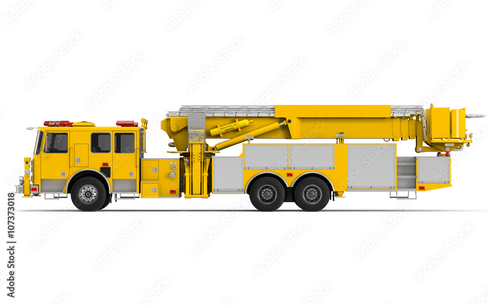 Yellow Fire Engine Clip Art