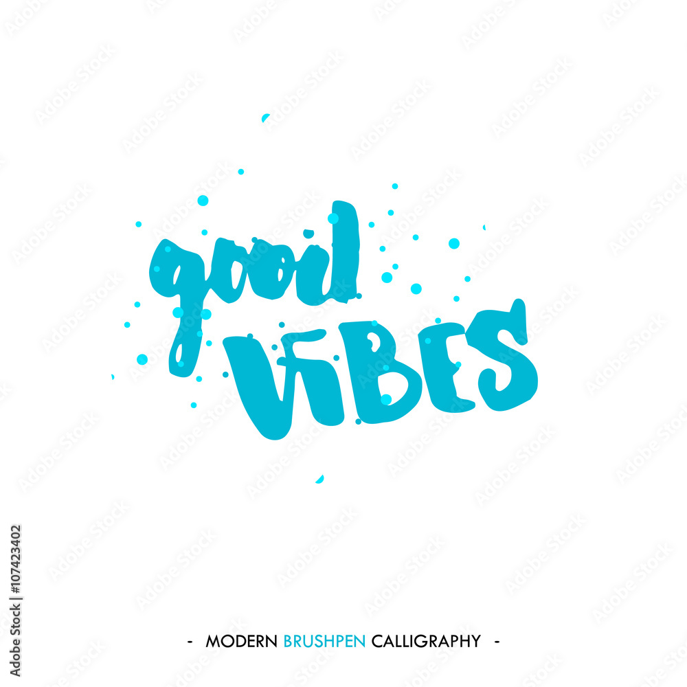 Color inspirational quote isolated on white background. Stock Vector ...