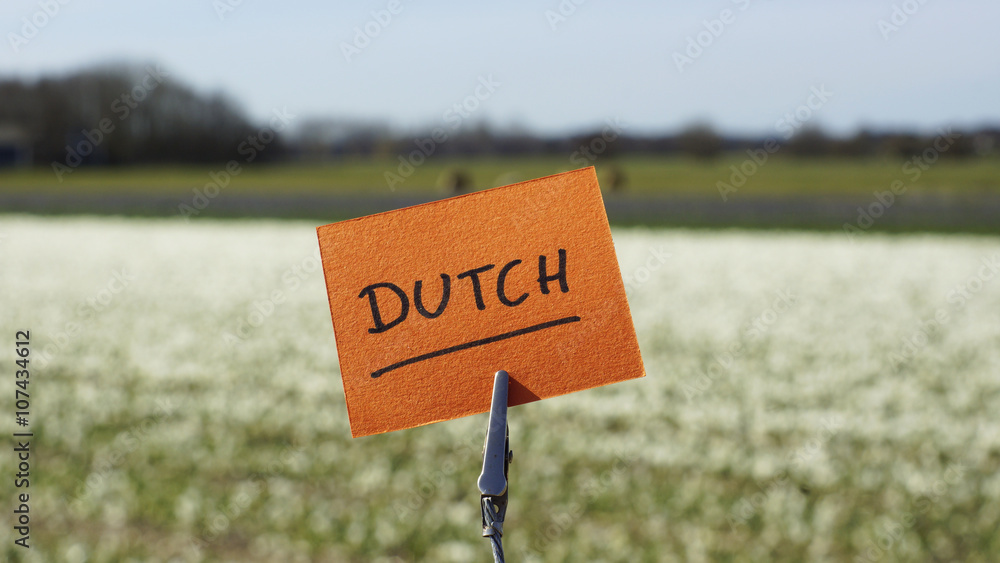Dutch written Stock-Foto | Adobe Stock