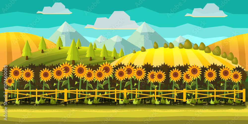Farm Game Background Stock Vector | Adobe Stock