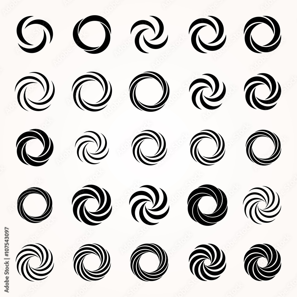 25 twirl Stock Vector | Adobe Stock