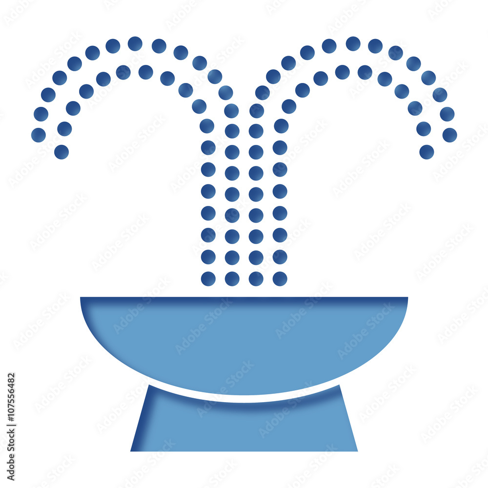 Logo fontaine. Stock Vector | Adobe Stock