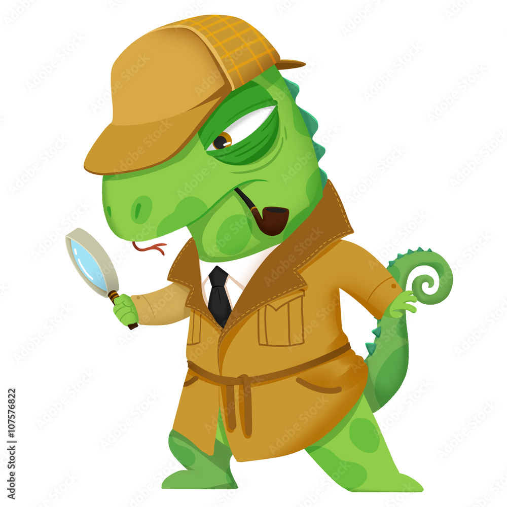 Creative Illustration and Innovative Art: Detective Lizard - Character ...