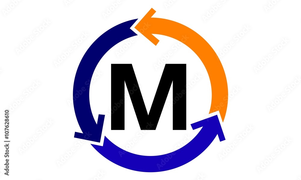 Management Process Letter M Stock Vector | Adobe Stock