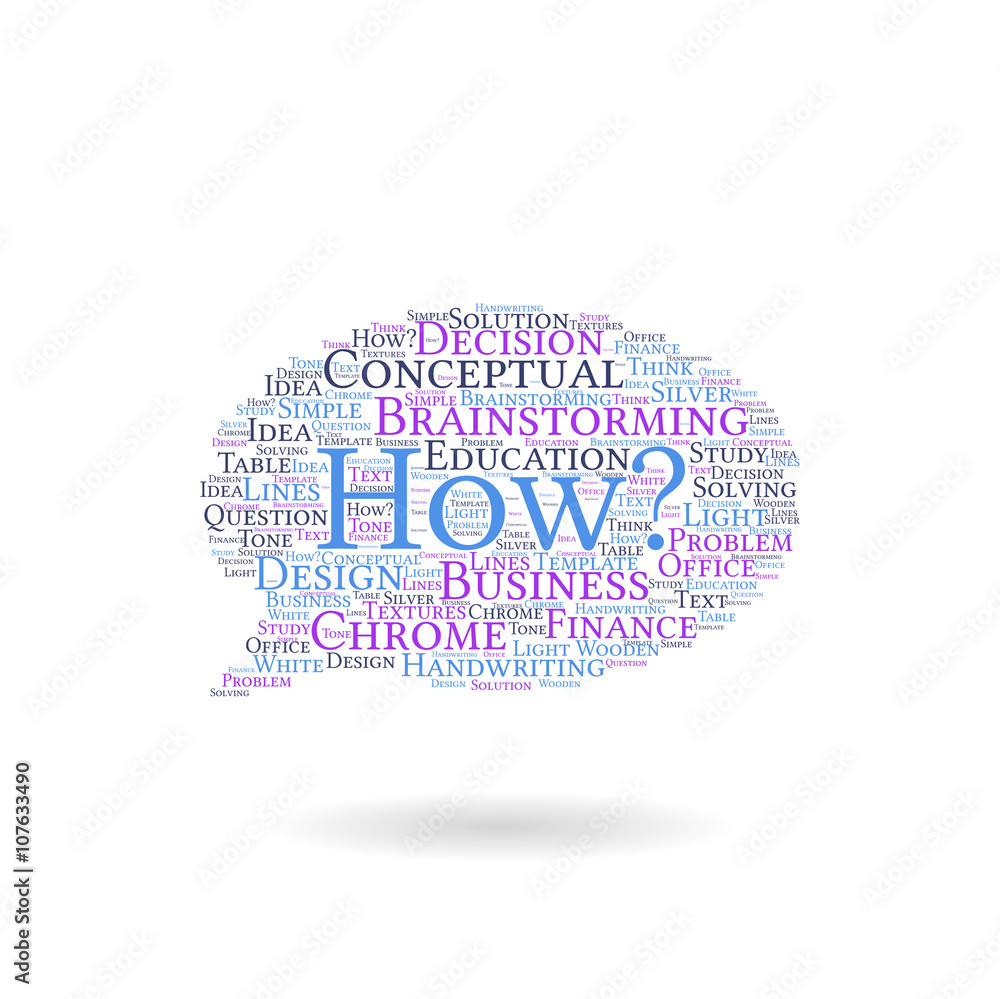 how,Word cloud art background Stock Vector | Adobe Stock