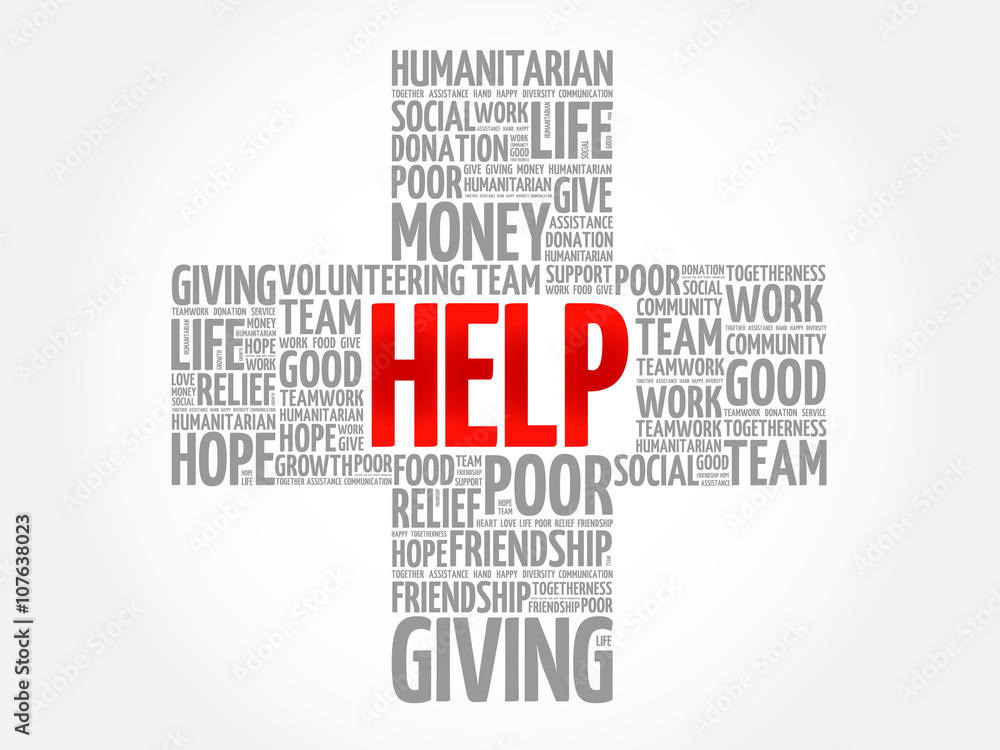 HELP word cloud collage, cross concept Stock Vector | Adobe Stock HELP word cloud collage, cross concept Stock Vector | Adobe Stock