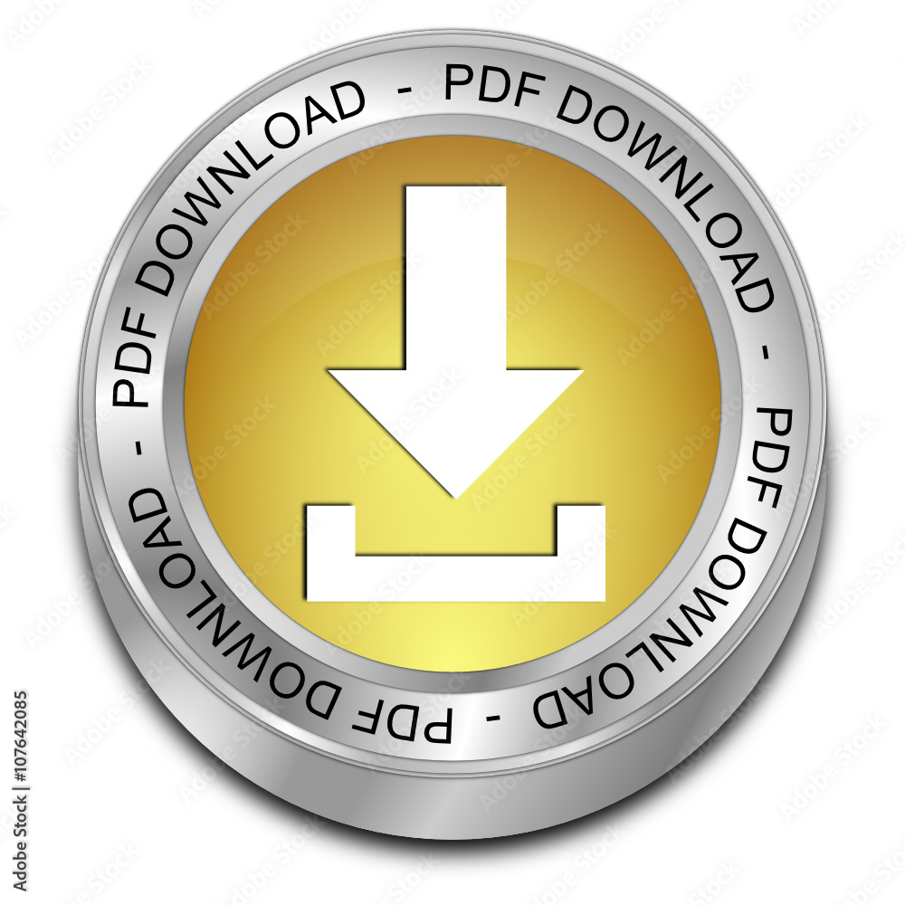 PDF Download button Stock Vector | Adobe Stock