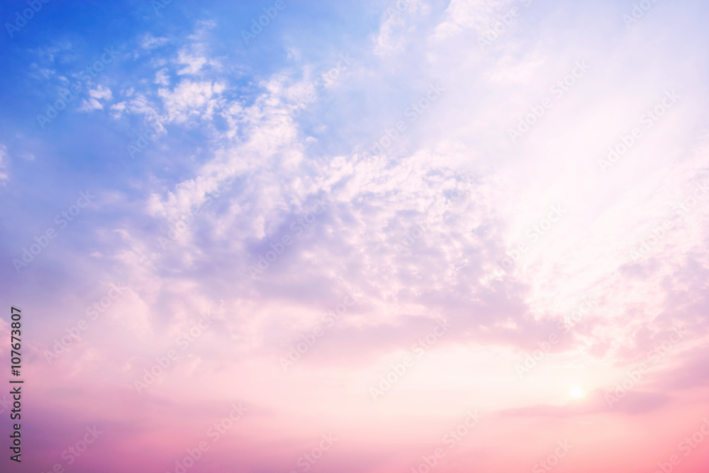 Sky and clouds with different colors. Stock Photo | Adobe Stock