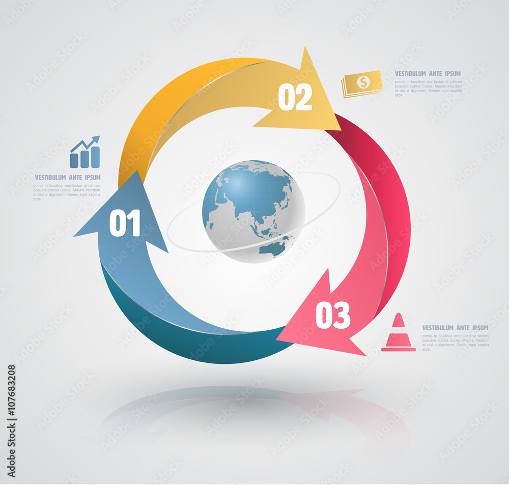 Vector elements for infographic. Template for diagram, presentation ...