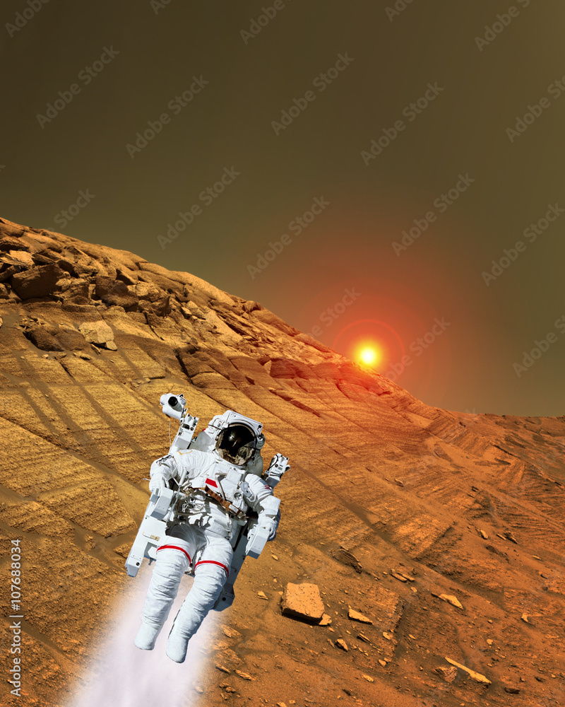 Jetpack Astronaut In Space