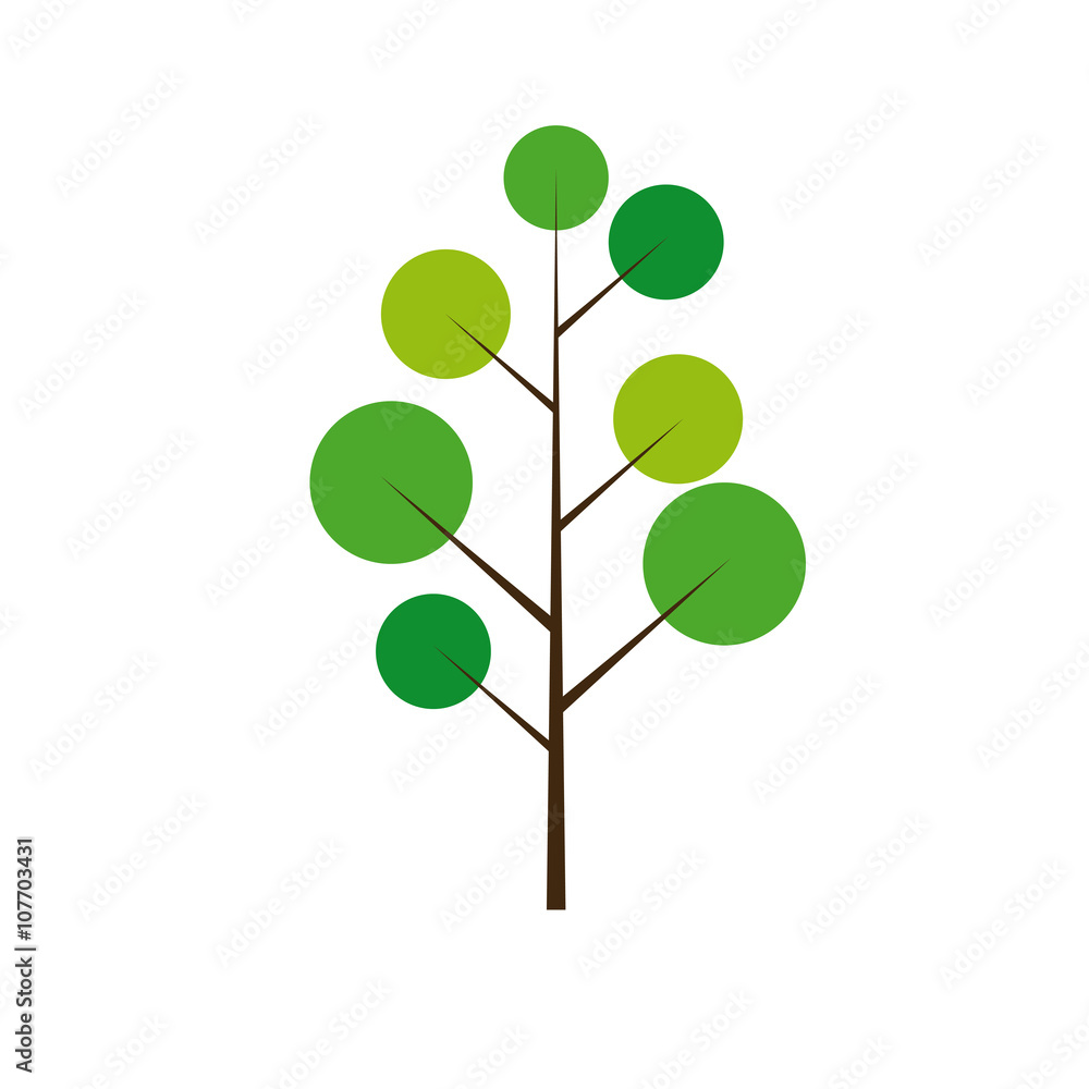 Abstract tree Stock Vector | Adobe Stock