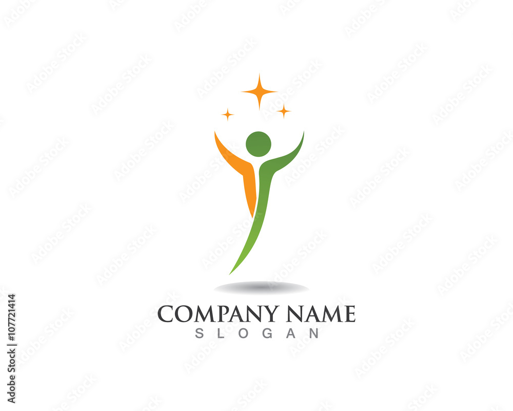 Health people group community logo Stock Vector | Adobe Stock