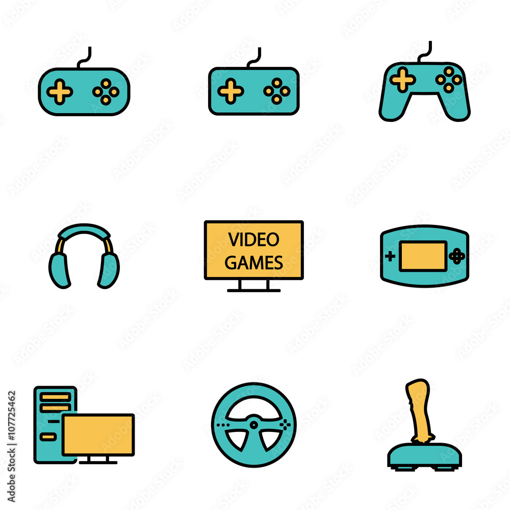 Trendy flat line icon pack for designers and developers. Vector line ... Trendy flat line icon pack for designers and developers. Vector line ...