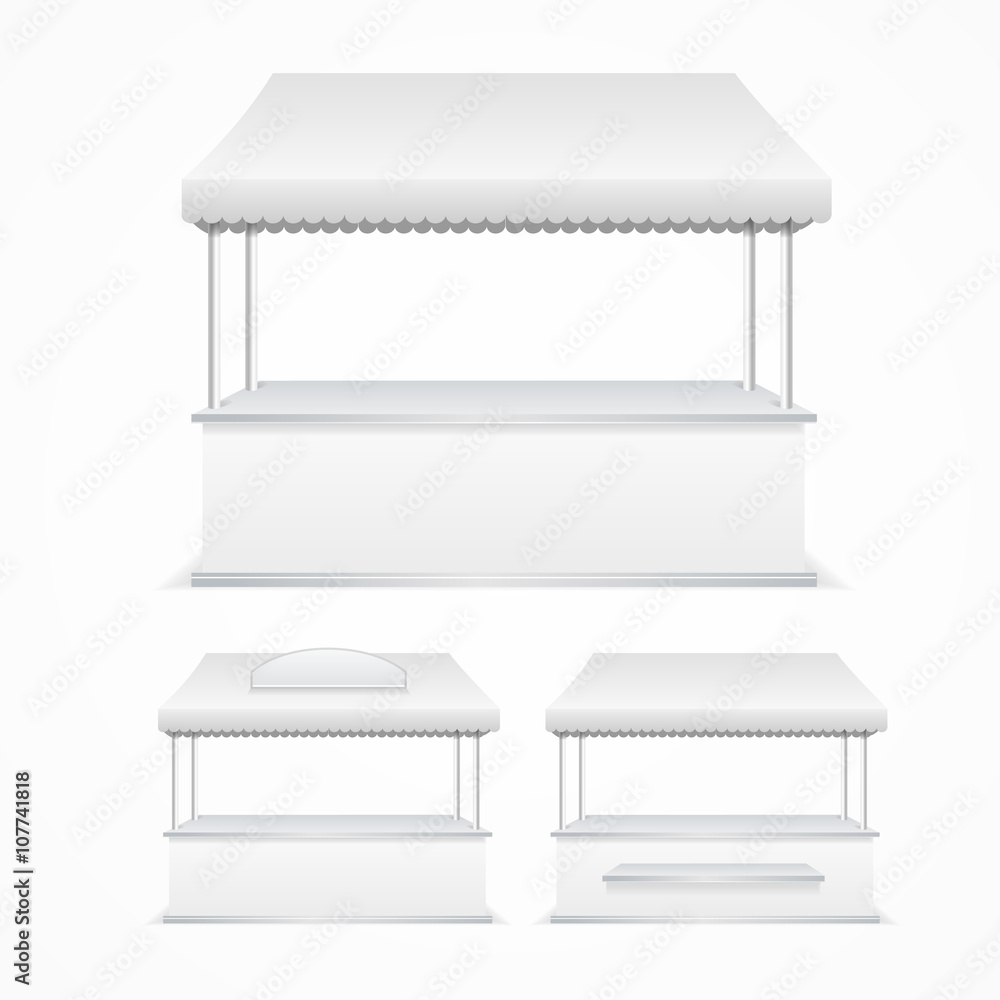 Market Stall Template. Vector Stock Vector | Adobe Stock
