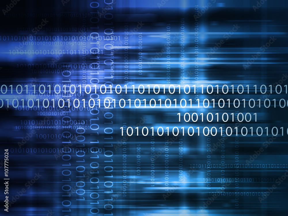 blue code background Stock-Illustration | Adobe Stock