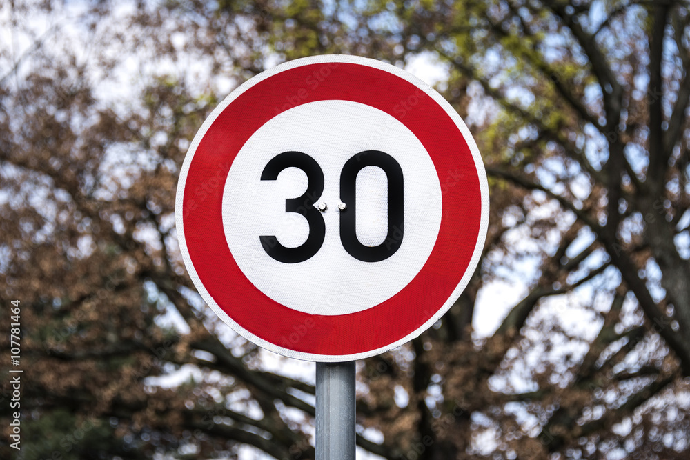 German Speed Limit Signs