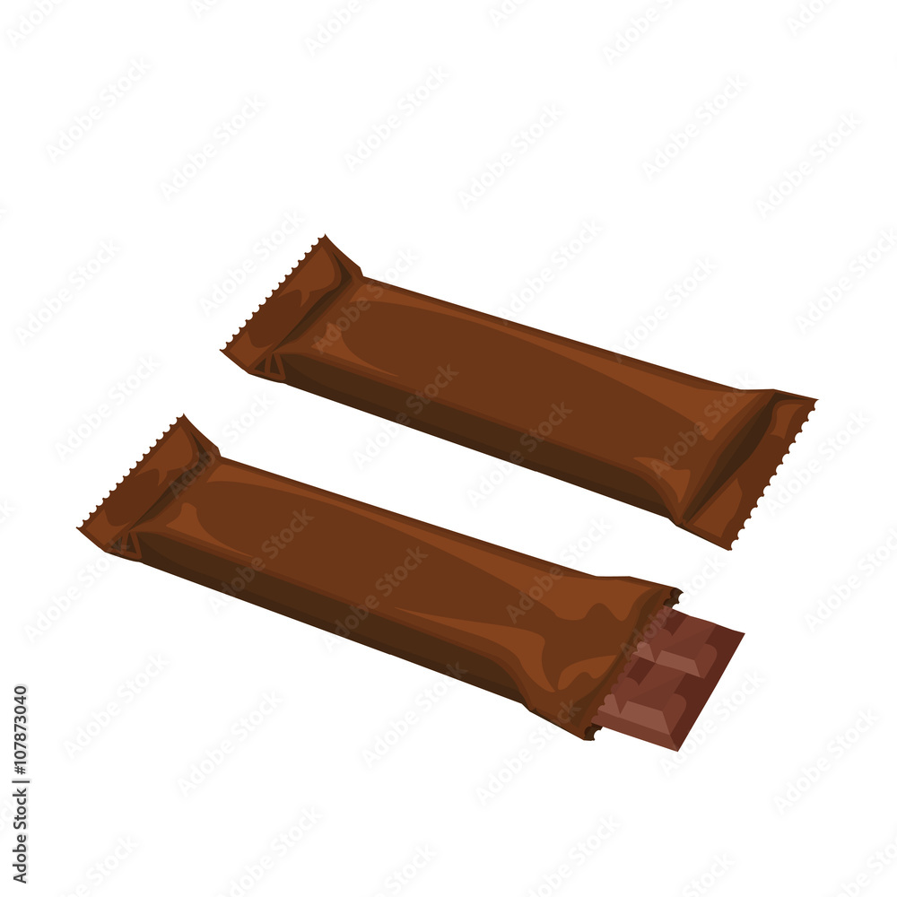 visual of brown wrap plastic foil packet, packaging or wrapper for ...