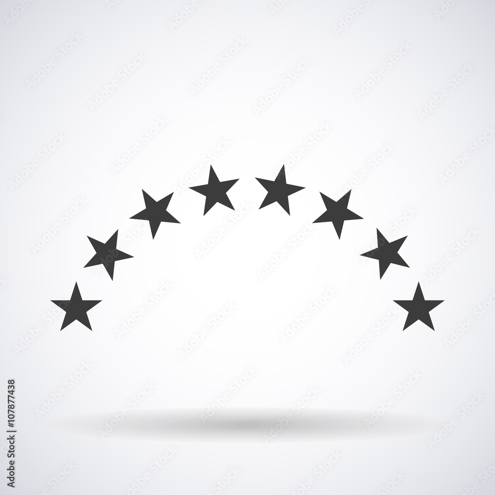 Stars icon element Venezuela flag, stylish vector illustration Stock ...